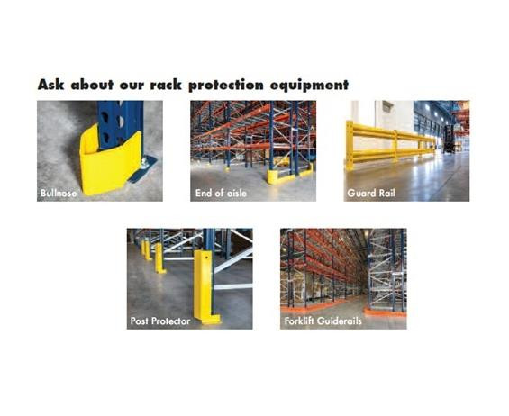 Material Flow Red Steel Galvanized Pallet Racks