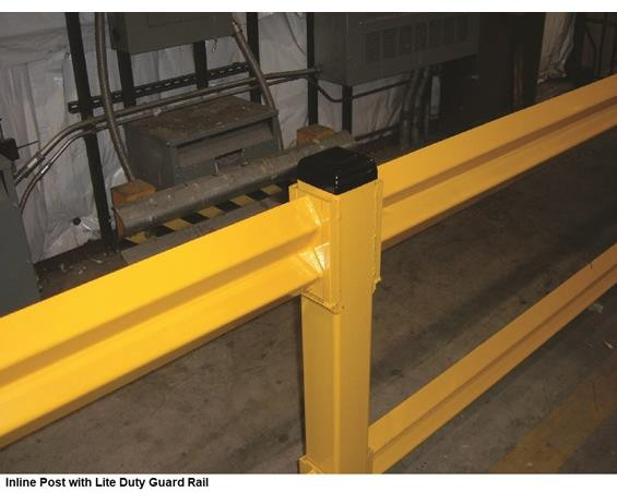Save‑Ty Yellow Lite Duty Guard Rail | Material Flow