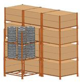 Material Flow - Stacking Racks and Containers