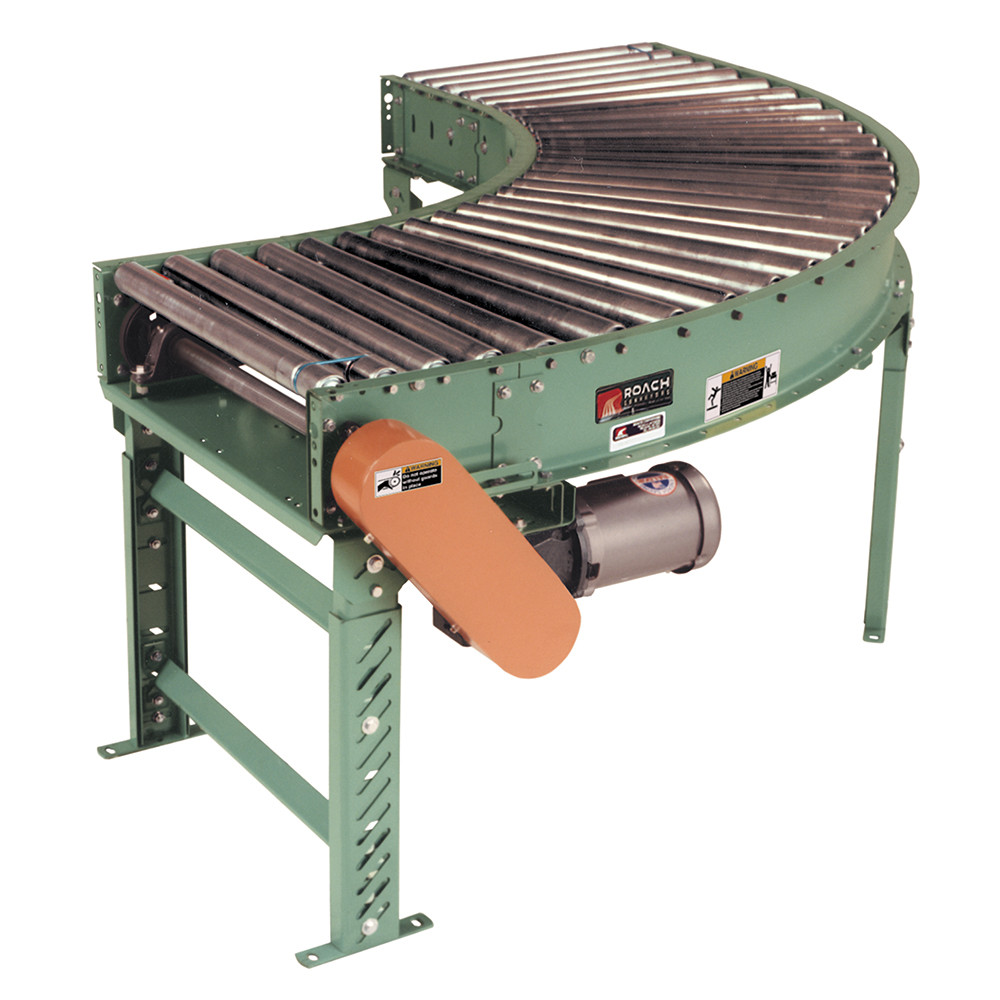138LRC Light Duty Belt Driven Roller Curve - Material Flow
