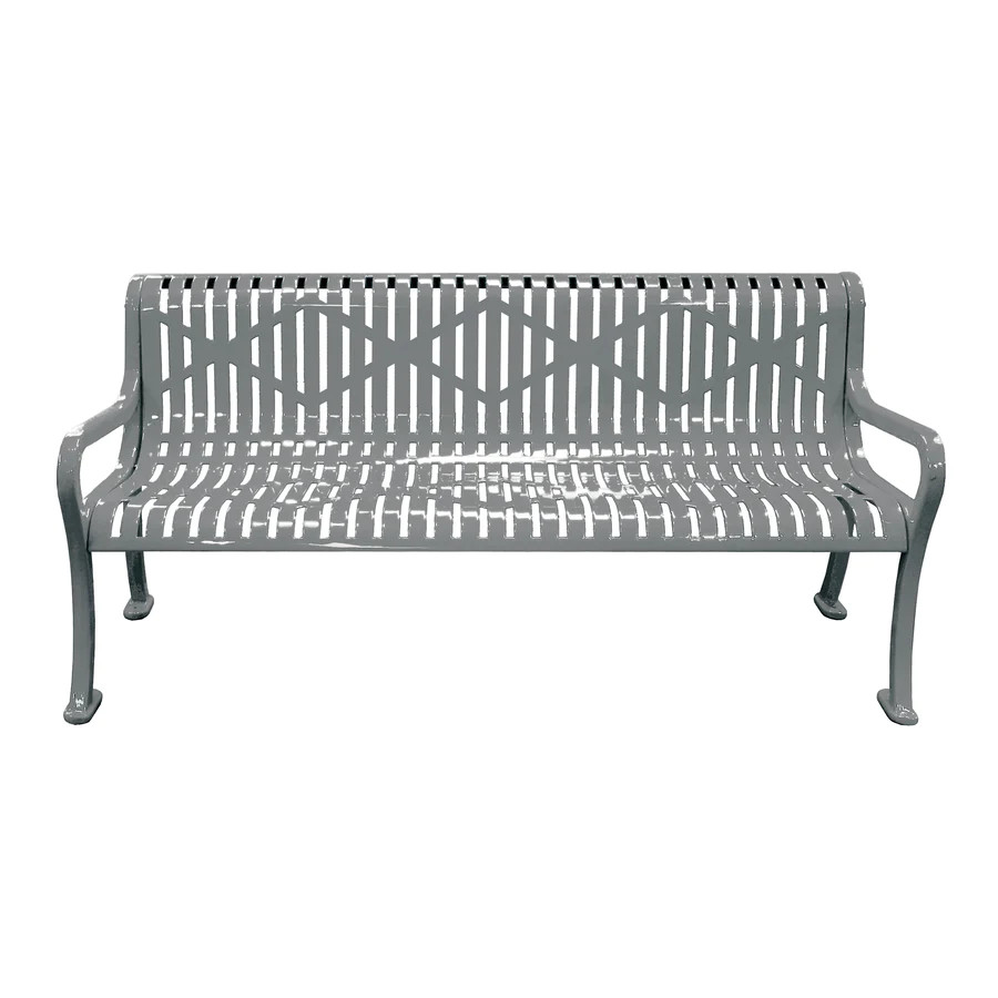 Leisure Craft Inc Roll Formed Diamond Bench