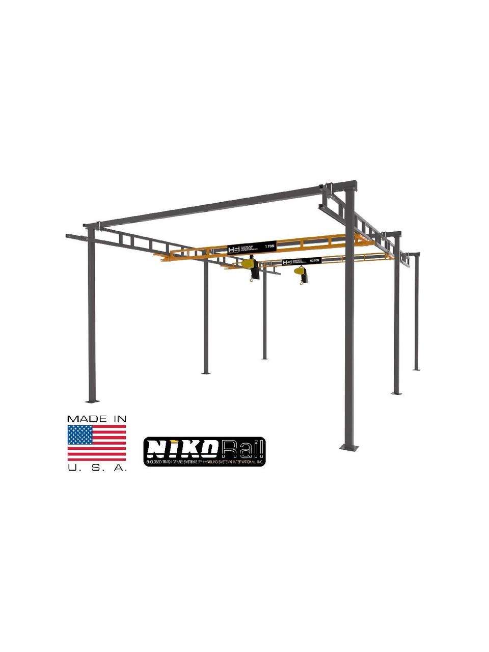 Niko Rail Workstation Crane System | Material Flow