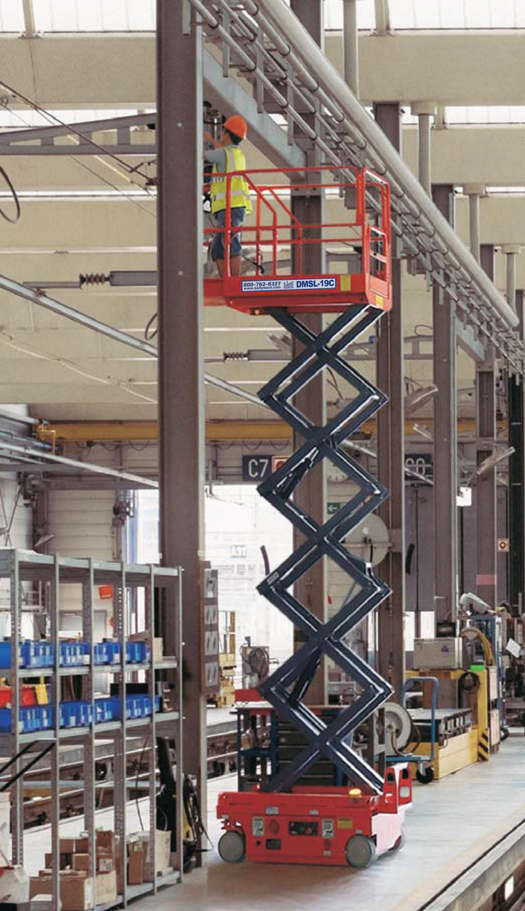 Drivable Mini Scissor Lift