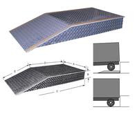 B&P Manufacturing Aluminum Wheel Ramps - 12" Height - 18" Width