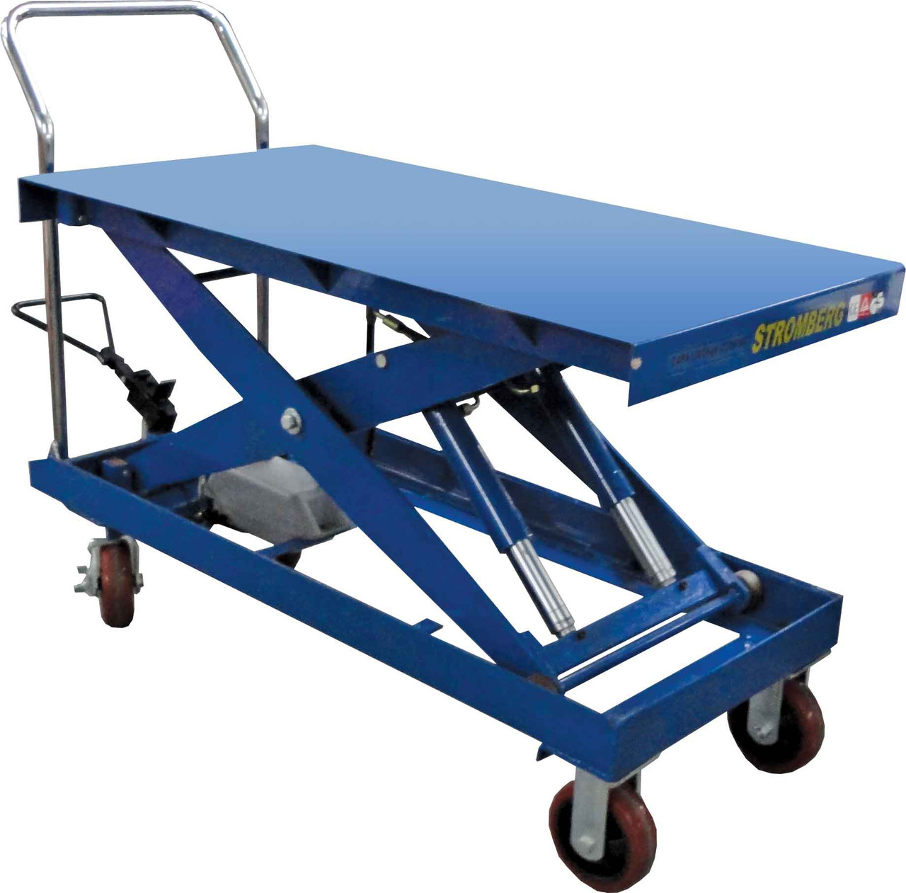 Material Flow 2,200 lb. Hydraulic Lift Cart-Heavy Duty Table