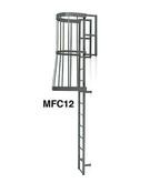 Fixed Cage Ladders | OSHA Compliant Roof Access | Material Flow