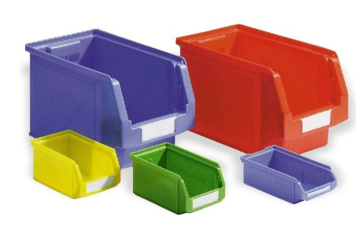 Efficient Hopper Front Stacking Bins by Schaefer | Material Flow