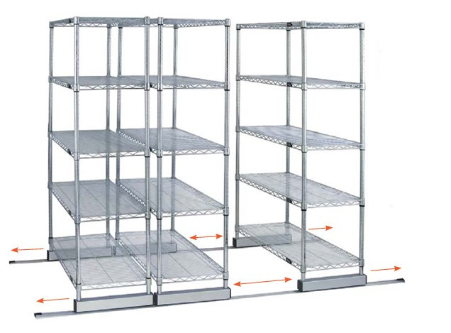 Quantum - Single Unit Floor Track Assemblies.