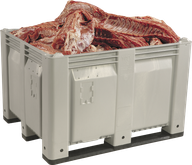 Decade Products MACX Solid Container with Solid Side and Base