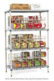 Metro MetroMax Q Industrial Plastic Shelving 4-Shelf Can Rack Unit