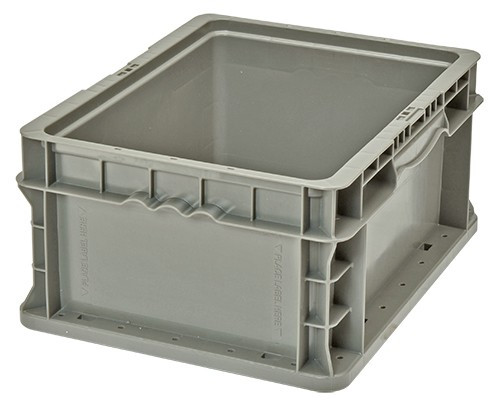 Heavy-Duty Straight Wall Stacking Containers | Material Flow