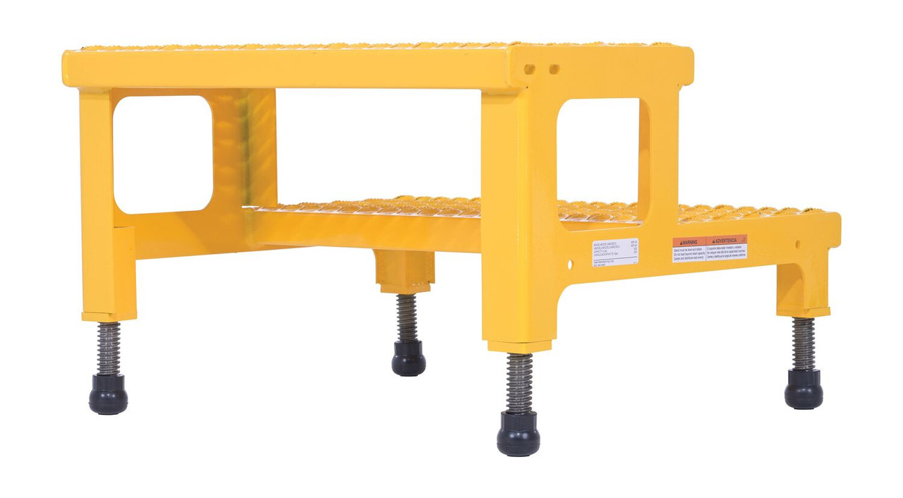Adjustable Step-Mate Stand Steel, 2 Steps-Vestil | Material Flow