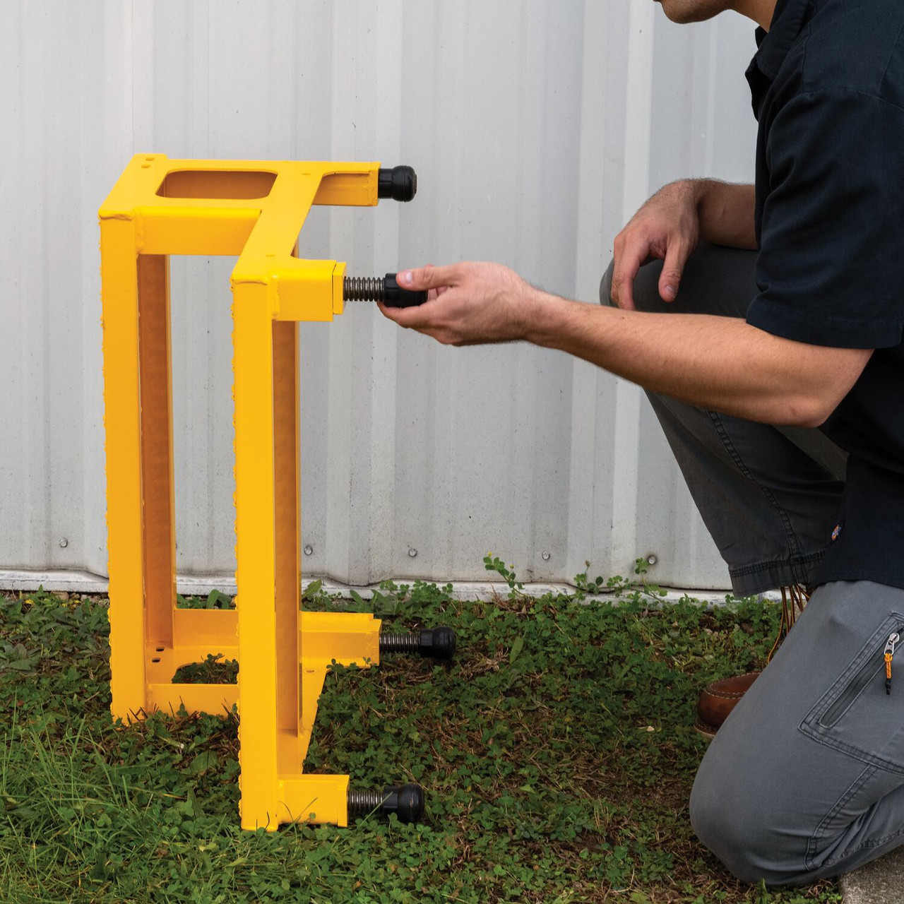 Adjustable Step-Mate Stand Steel, 2 Steps-Vestil | Material Flow