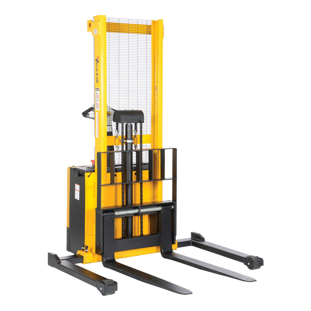 Vestil Stacker with Powered Drive and Powered Lift with Adjustable ...