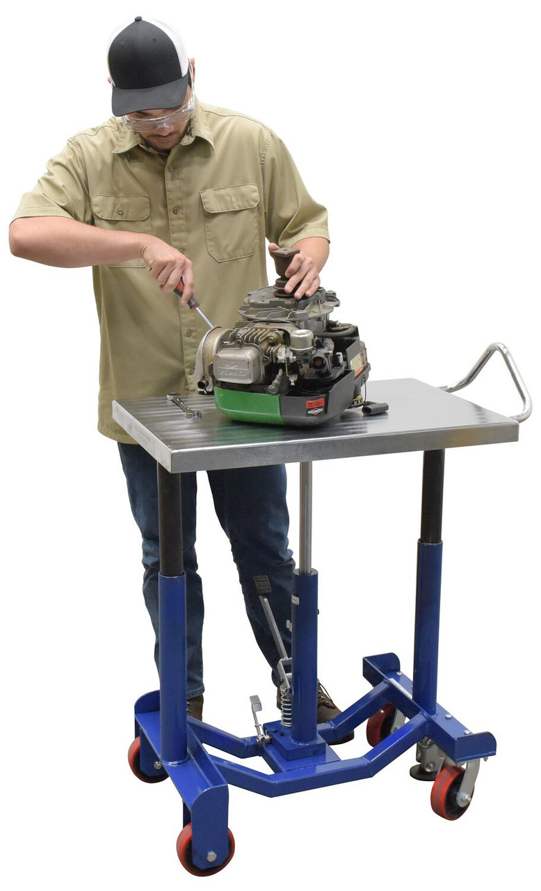 Efficient Vestil Low Profile Post Lift Table – Material Flow