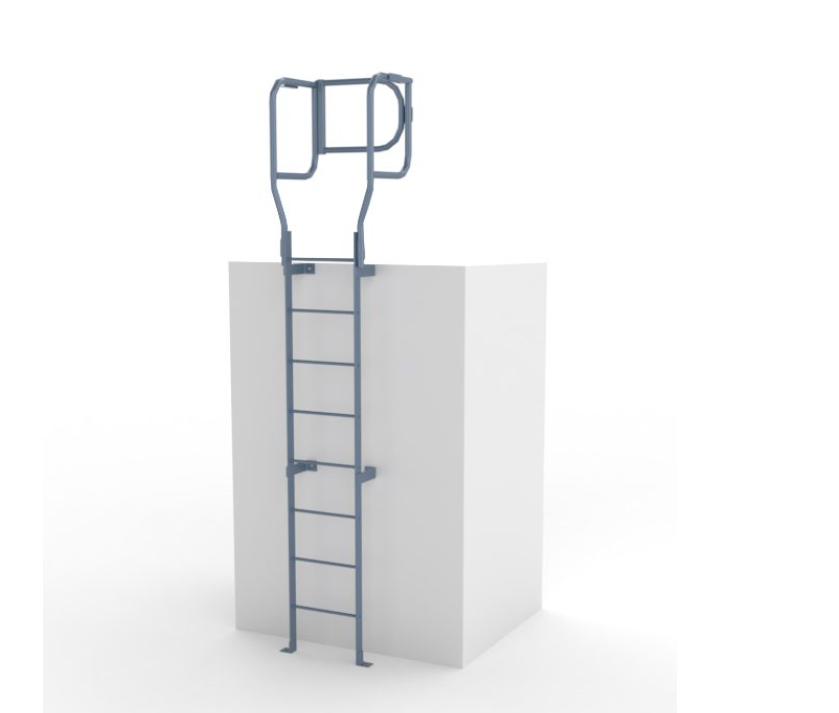 Ladder Industries Wildeck Access Ladders - With Foot Pads