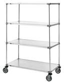 Metro Super Erecta Stem Caster Carts - Solid