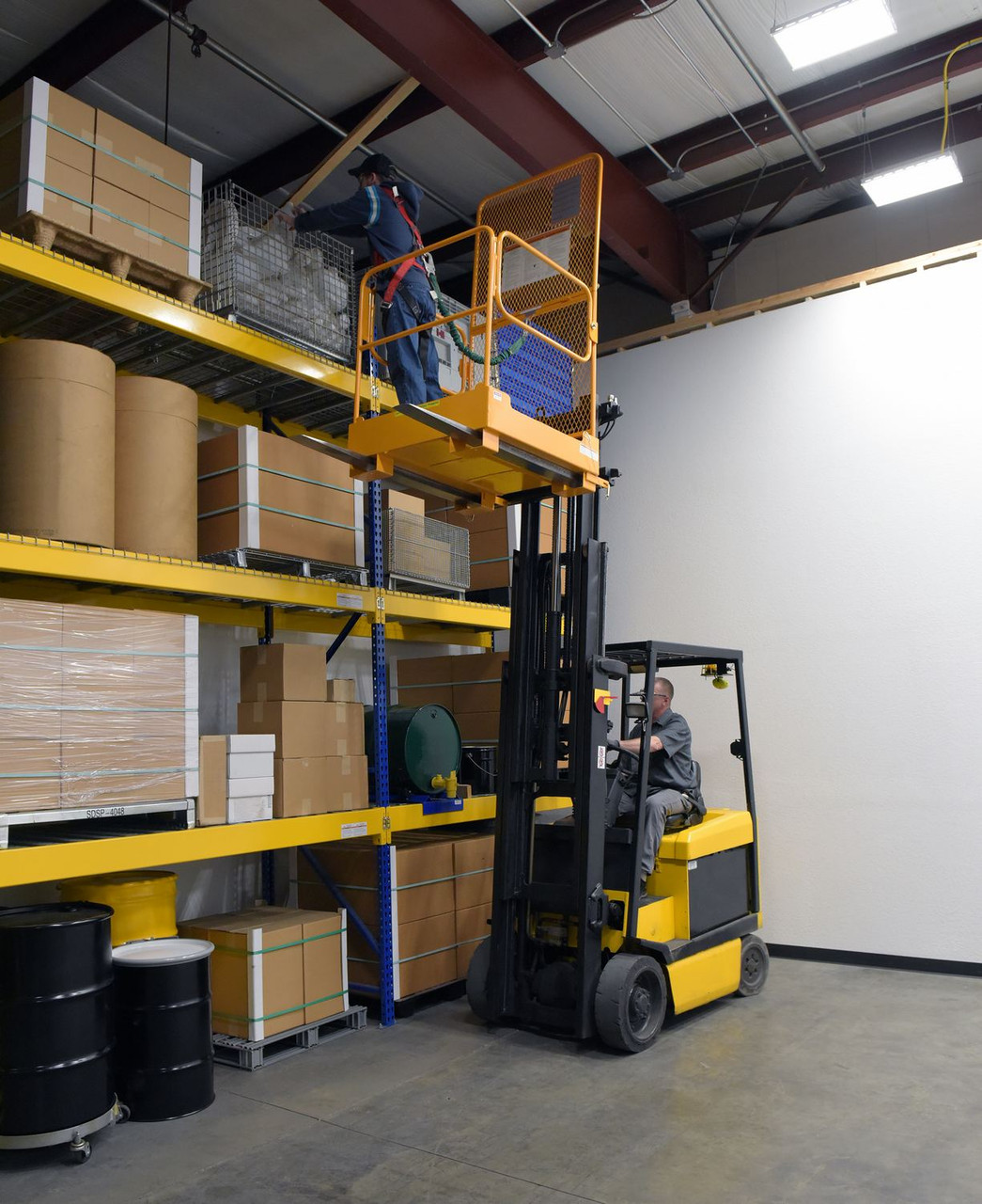 Fold Down Work Platform–Compact & Safe Access | Material Flow