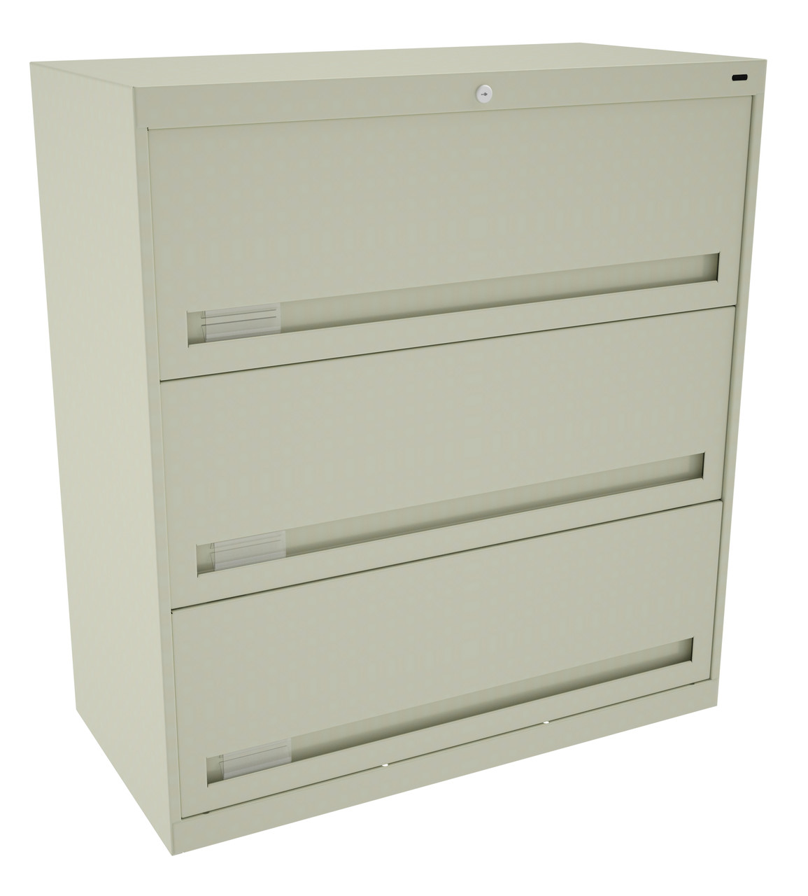 Durable Three-Drawer Lateral Files by Tennsco-Material Flow