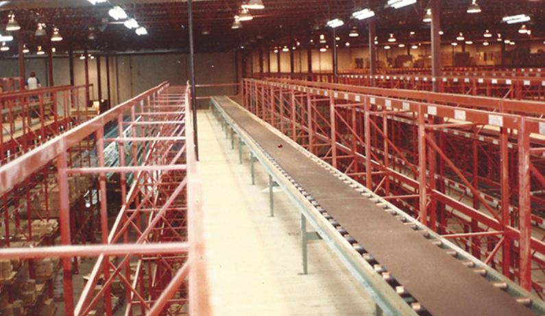 Total Distribution Center Conveyor, Flow Racks, Multi-Level Pick