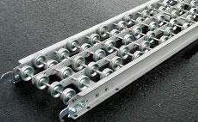 Roll-A-Way SW Series Galvanized Steel Skate Wheel Conveyors - 20" Width