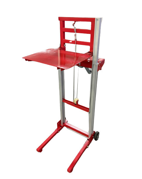 Aluminum Hand Stacker by Material Flow | Easy Lifting