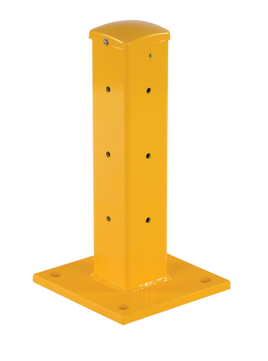 Yellow Structural Guard Rail Rigid Posts