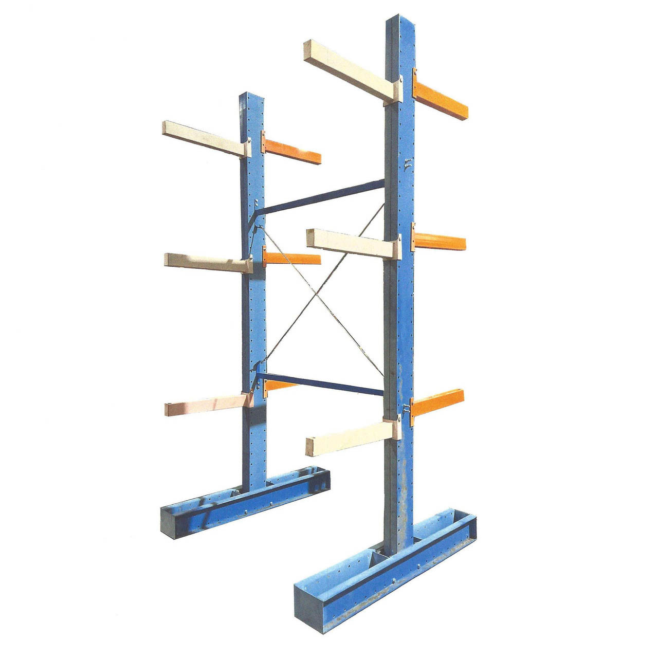 Used Double Sided Cantilever Rack | Material Flow