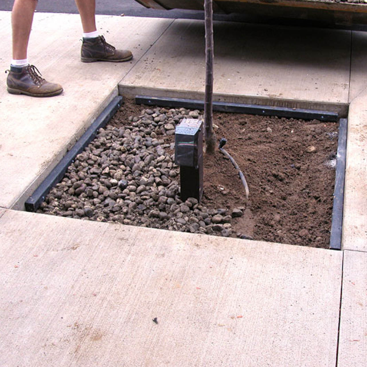 Durable Square Tree Grate Frames-Vestil | Material Flow