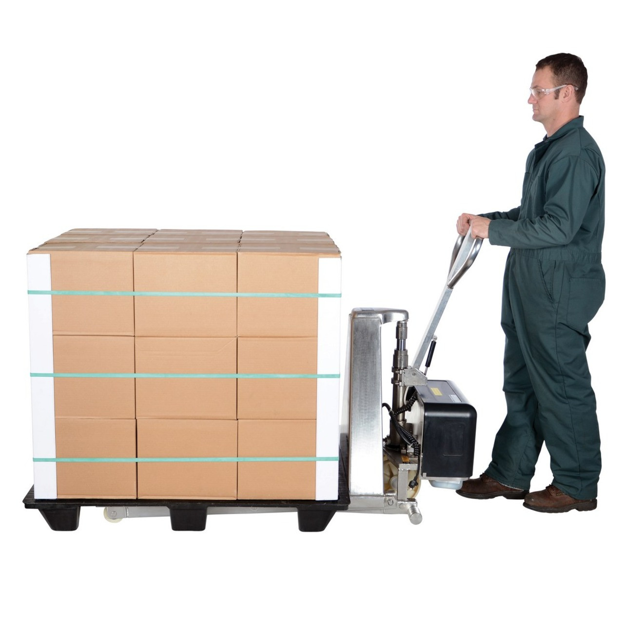 Vestil Stainless Steel Powered Tote Lifters