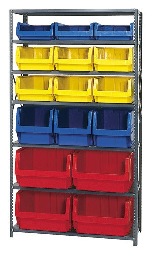 Quantum MSU-16-MIX Magnum Bin Steel Shelving