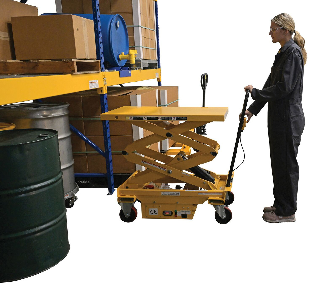Vestil CART-1000D-DC DC Powered Hydraulic Elevating Cart