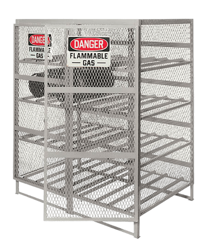 Horizontal Gas Cylinder Storage Cabinet