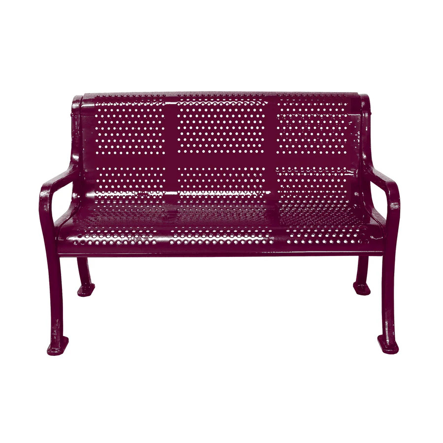 4 Ft Long Perforated Bench | Material Flow