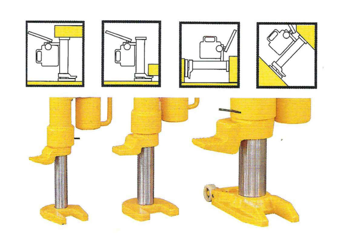 5 Ton Hydraulic Toe Jacks | MaterialFlow.com