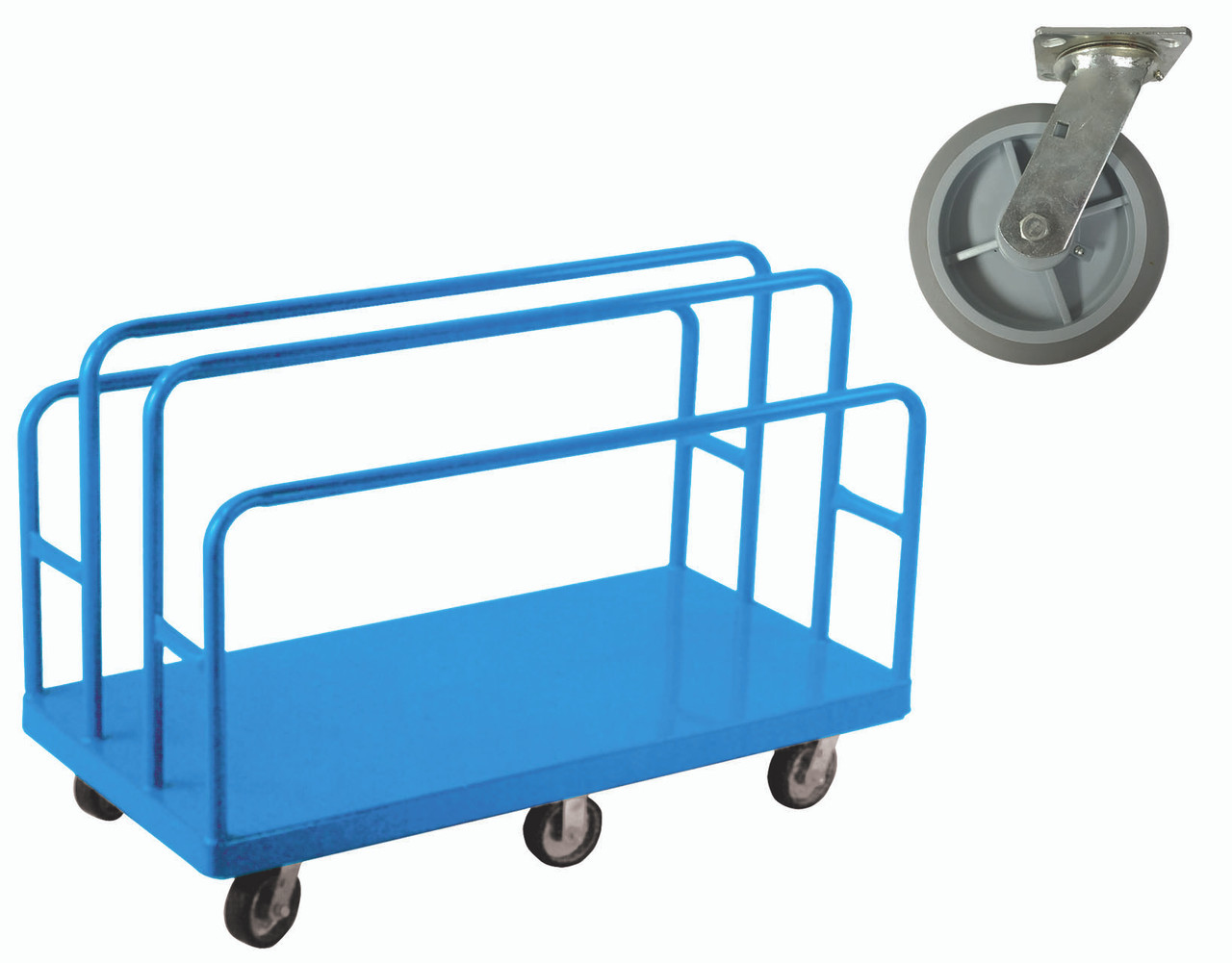 Lumber & Panel Balloon Cushion Caster Carts | Material Flow