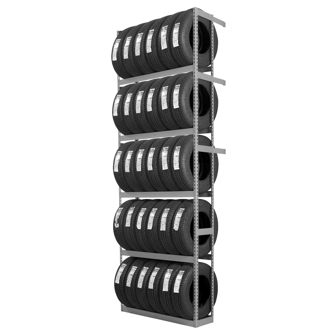 Material Flow 60x180 Tire Rack | Single Entry-High Capacity
