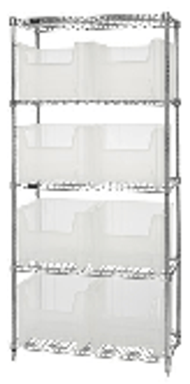 Quantum - Giant Stack Container Wire Shelving System.