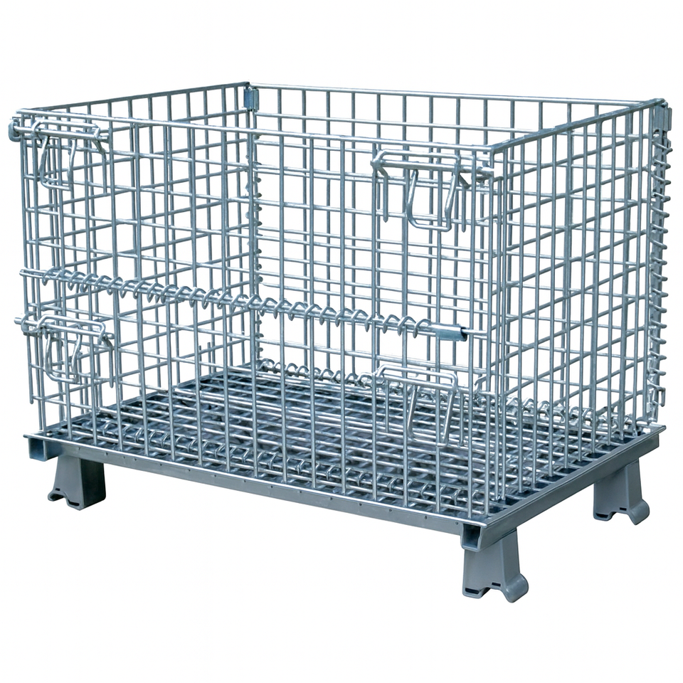 Collapsible Wire Mesh Containers | Material Flow