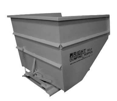 Wright 4 Yard Standard Self-Dumping Hoppers | Material Flow