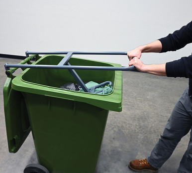 Manual Trash Bin Compactor – Vestil | Material Flow