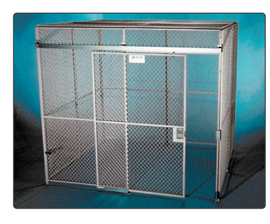 Jesco Complete Wire Mesh Enclosure w/ Ceiling – Material Flow