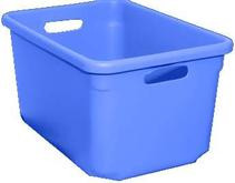 New England Plastics Tote-All Standard Tote Boxes - Blue