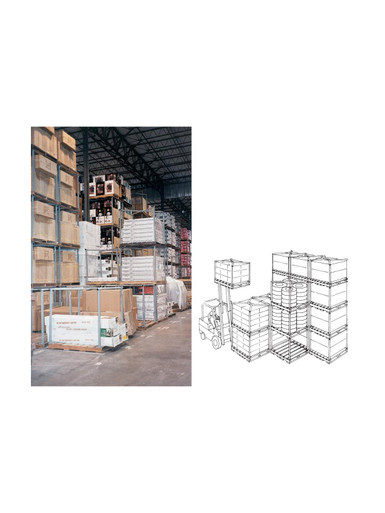 Durable Tier-Rack Dyna Pallet Stacking Frames – Material Flow