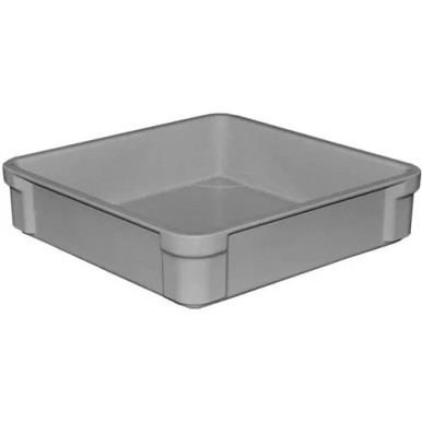 Molded Fiberglass Tray Co. Stacking Containers- Gray