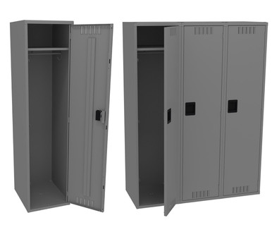 Tennsco 72" Inch High Single Tier Lockers Without Legs - Assembled