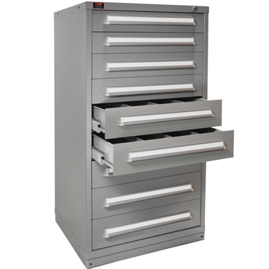 Lyon Quick Ship Modular Drawer Cabinet - 9 Drawers with 144 Compartments