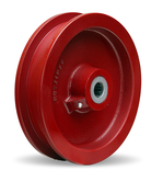 Hamilton Caster Cast Iron Double Flanged Track Wheel