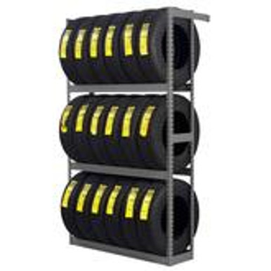 Tennsco 84" High Tire Storage Rack - Single Entry