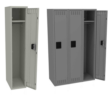 Tennsco 60" Inch High Single Tier Lockers Without Legs - Assembled